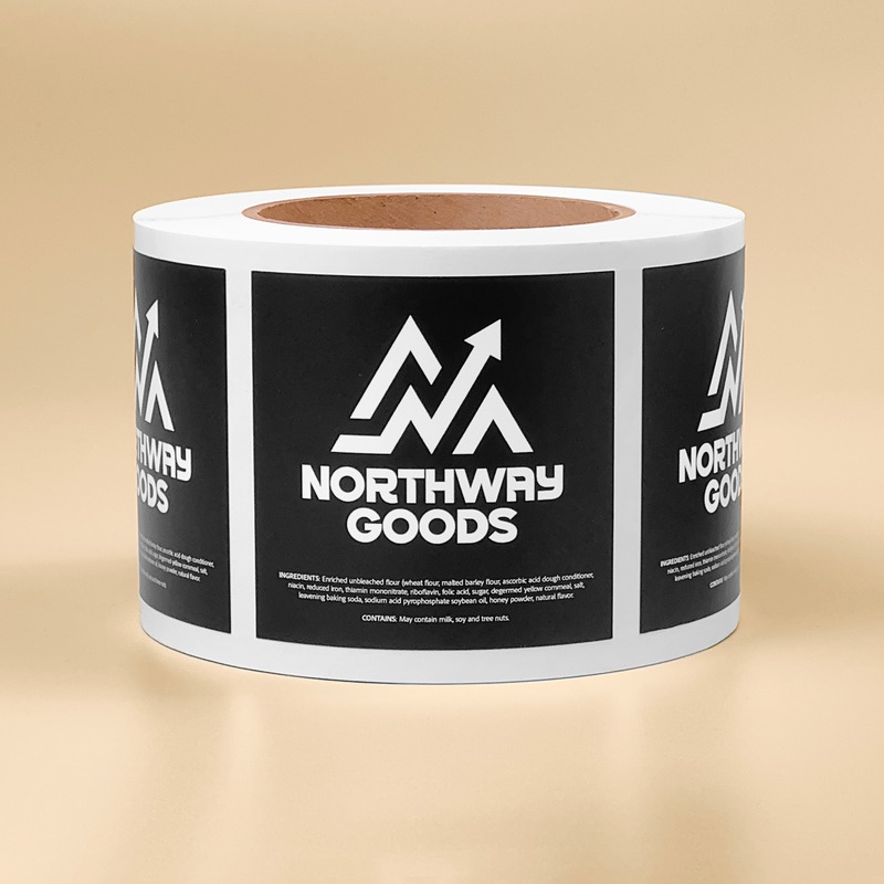 Custom Square Labels - Free Shipping | InkWave
