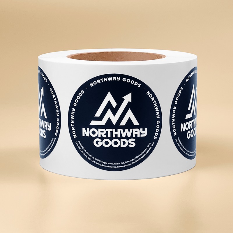 Custom Circle Labels - Free Shipping | InkWave